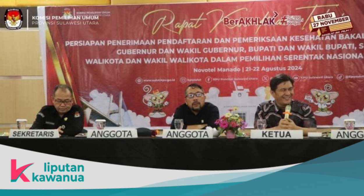 Mantapkan Pilkada, KPU Sulut Gelar Rakor Penerimaan Pendaftaran Dan Pemeriksaan Kesehatan Bakal ...